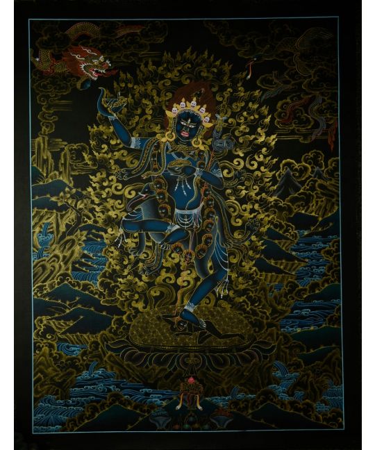 26”x20" Vajravarahi or Dorje Phagmo Thangka Painting