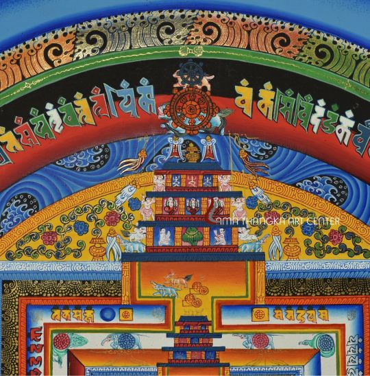 Kalachakra mandala represents highest form of Tantra in Buddhism.