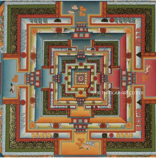 Kalachakra mandala thangka help you mediate to grow spirituality and ...