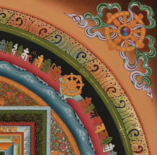 Kalachakra mandala thangka help you mediate to grow spirituality and ...