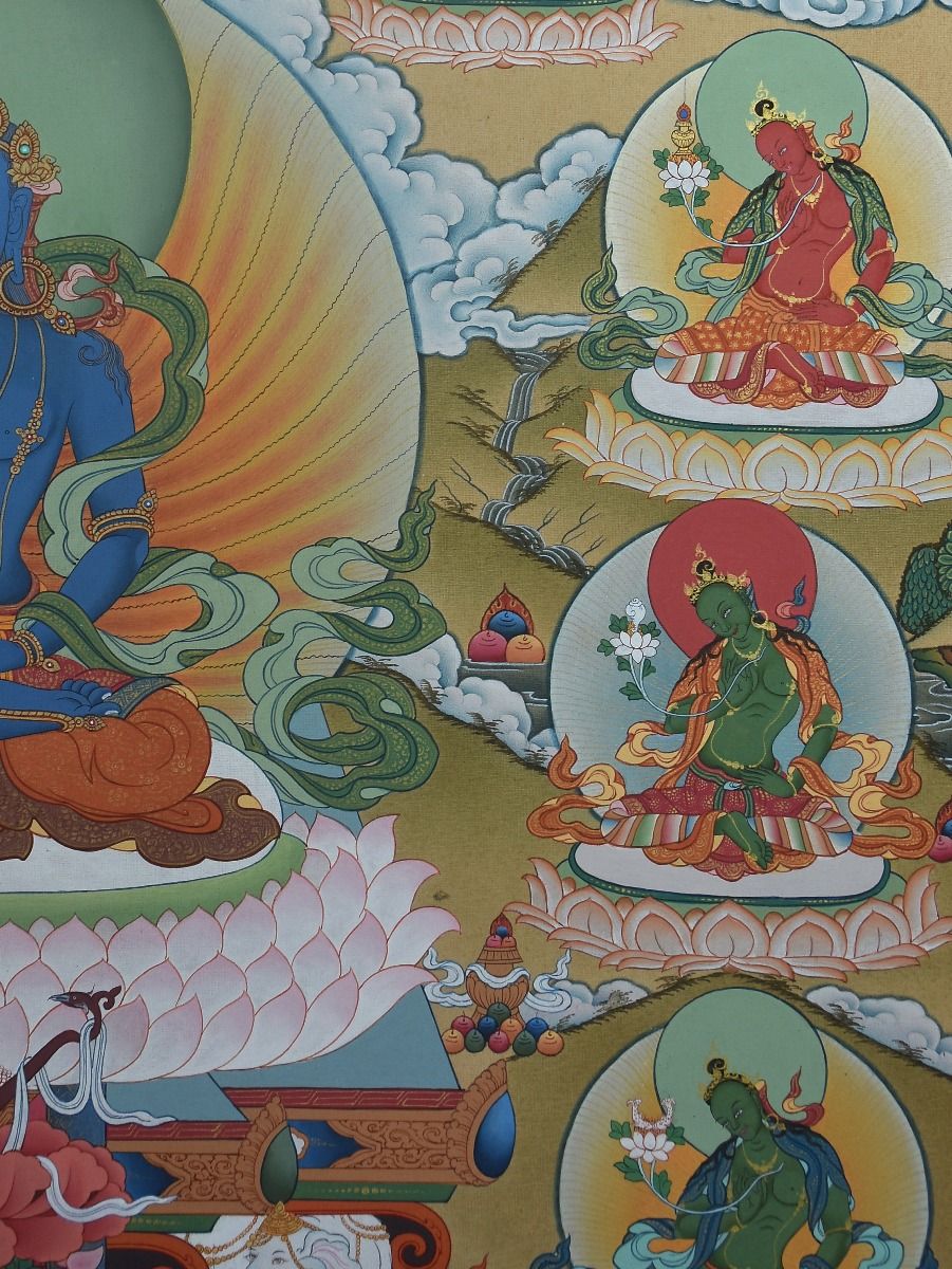 Akshobhya Buddha Thangka
