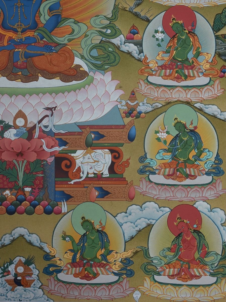 Akshobhya Buddha Thangka