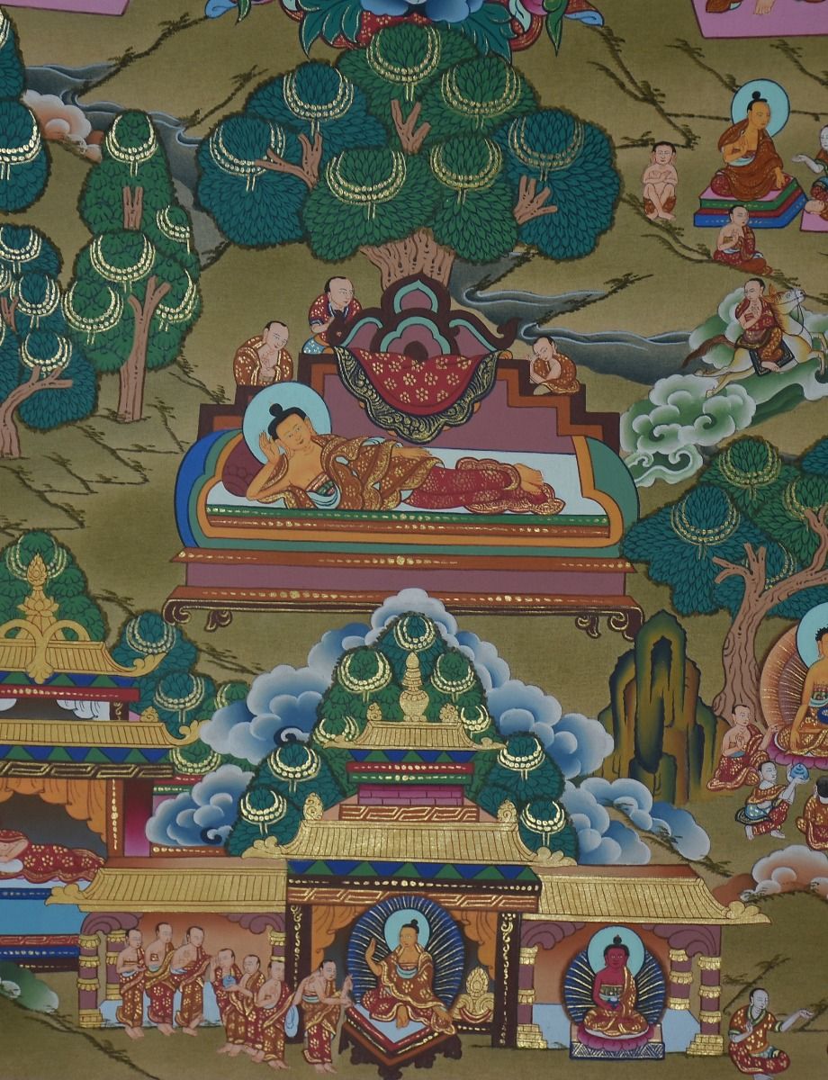 Thangka Tells Story of Buddha's Life