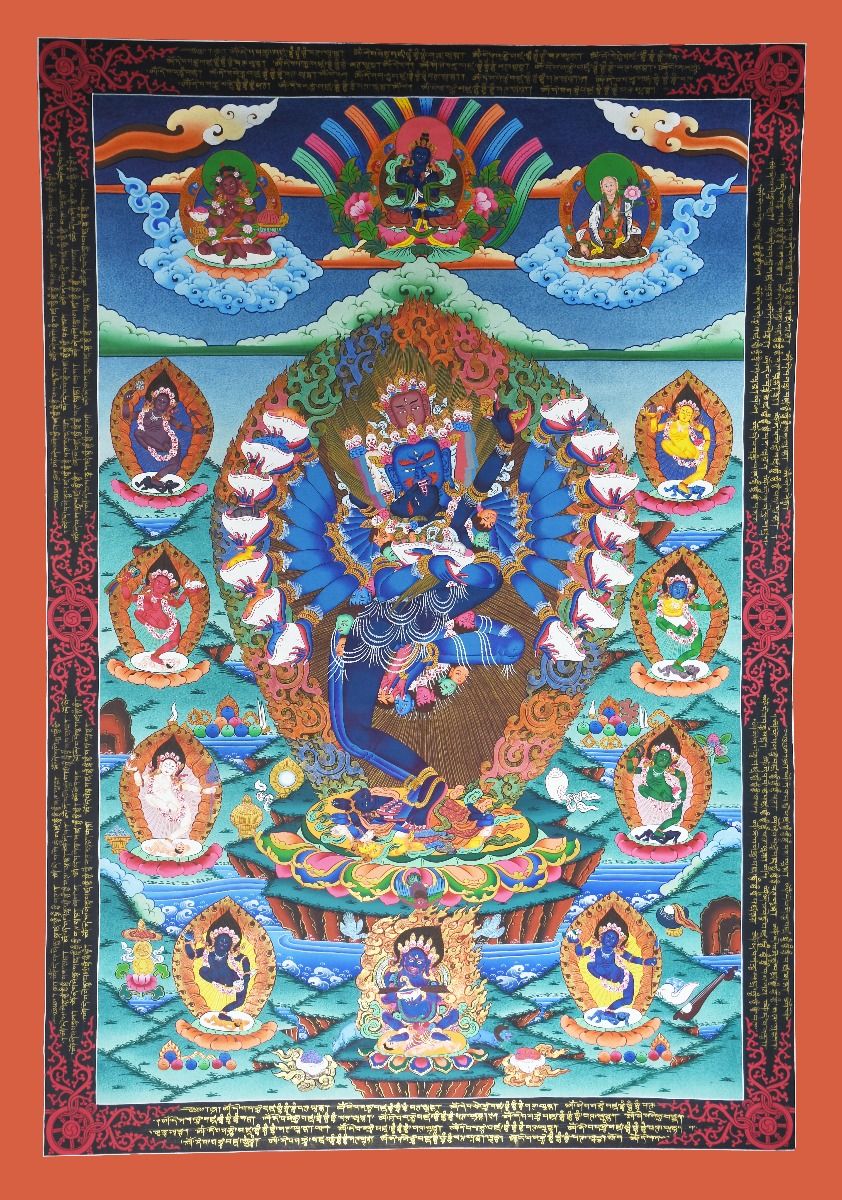 Hevajra Thangka Spiritual Tool for Enlightenment