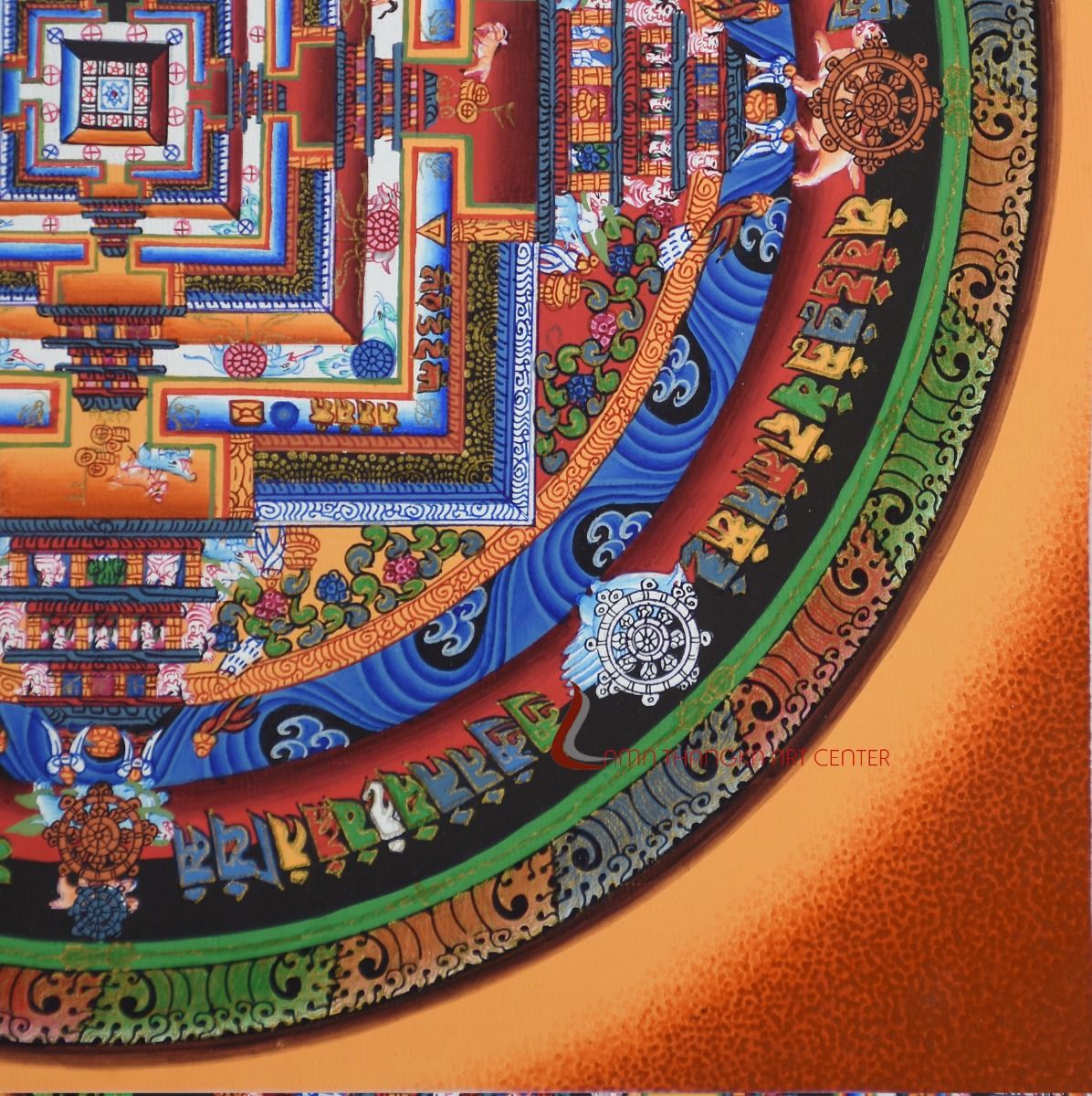 Kalachakra Mandala Thangka, cycle of time thangka, Kalachakra mandala ...