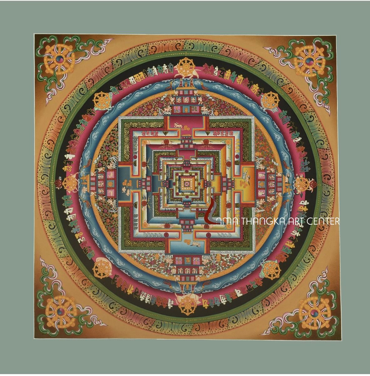 High quality detail design Kalachakar Mandala Thanka