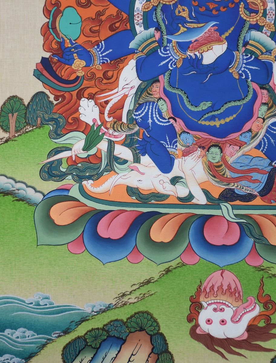 Six-Armed Mahakala Thangka